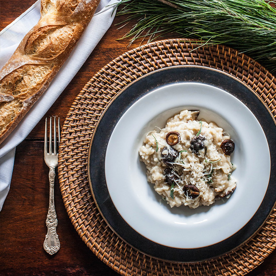 Mushroom and Sage Risotto - Life & Thyme