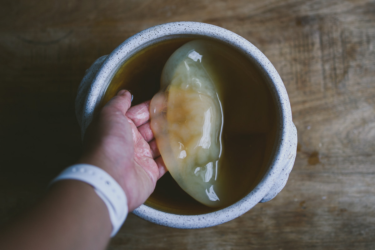 Blackberry Lavender Kombucha Float - lifeandthyme