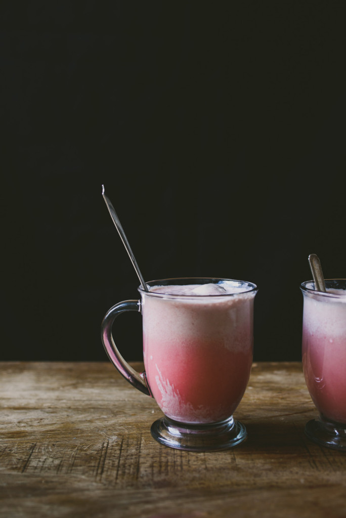 Blackberry Lavender Kombucha Float - lifeandthyme